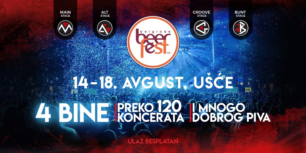 17. Beogradski Beer Fest od 14. do 18. Avgusta - Lepa Reč